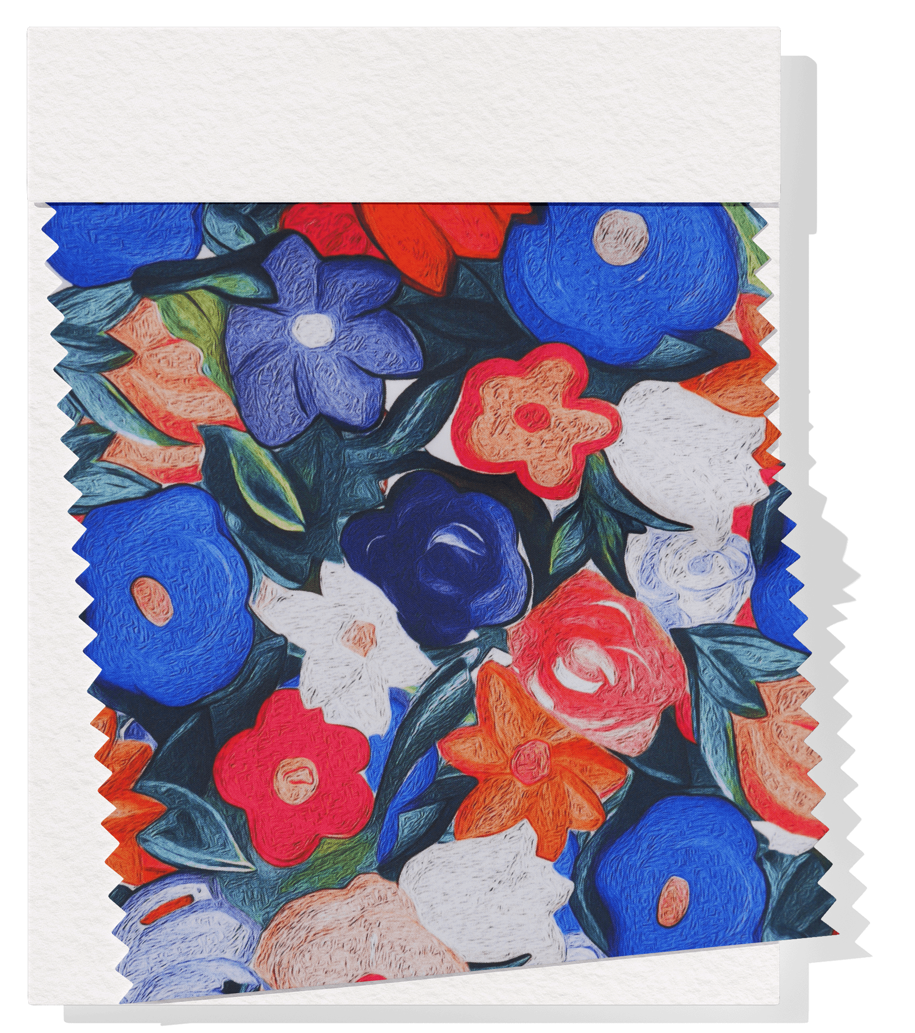 Digital Printed Cotton Poplin $14.00p/m - Bold Painterly Blooms – The ...